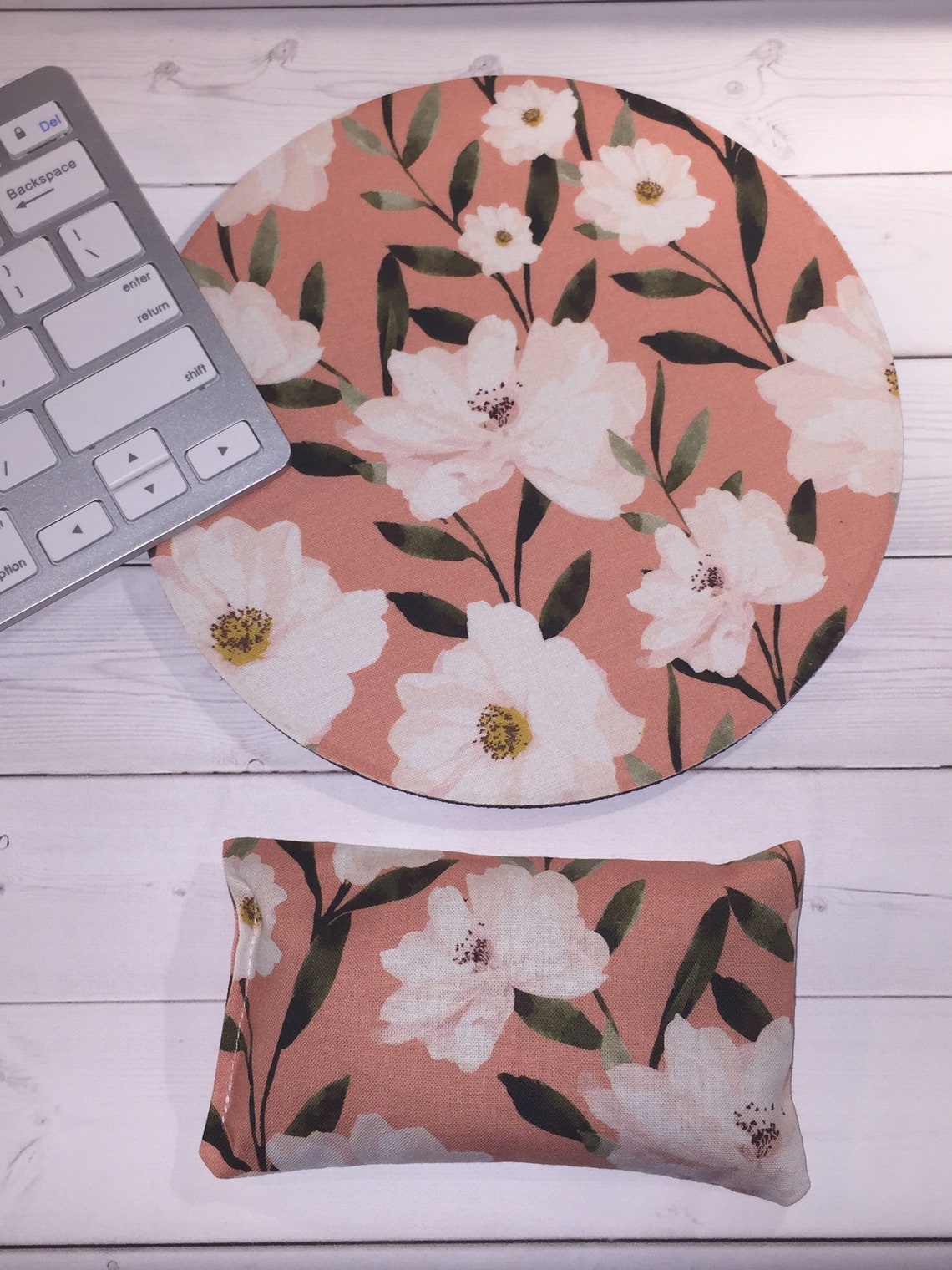 Blossoms Floral Keyboard Rest and / or WRIST REST for - Etsy