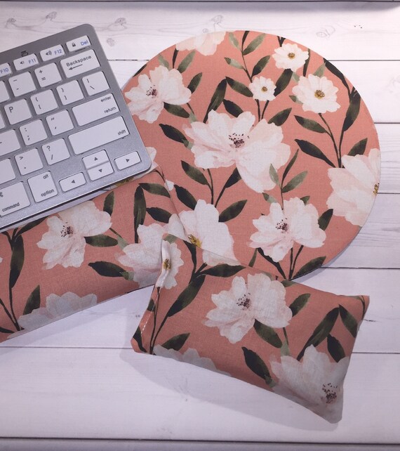 Blossoms Floral Keyboard Rest and / or WRIST REST for - Etsy
