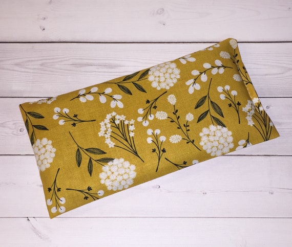 Lavender Heating Pad Hot Cold Pack Eye Pillow Flax Heating Pad - Etsy