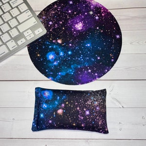 Space Mouse Pad Set - Mouse Wrist Rest And/or Keyboard Rest - Cosmic ...