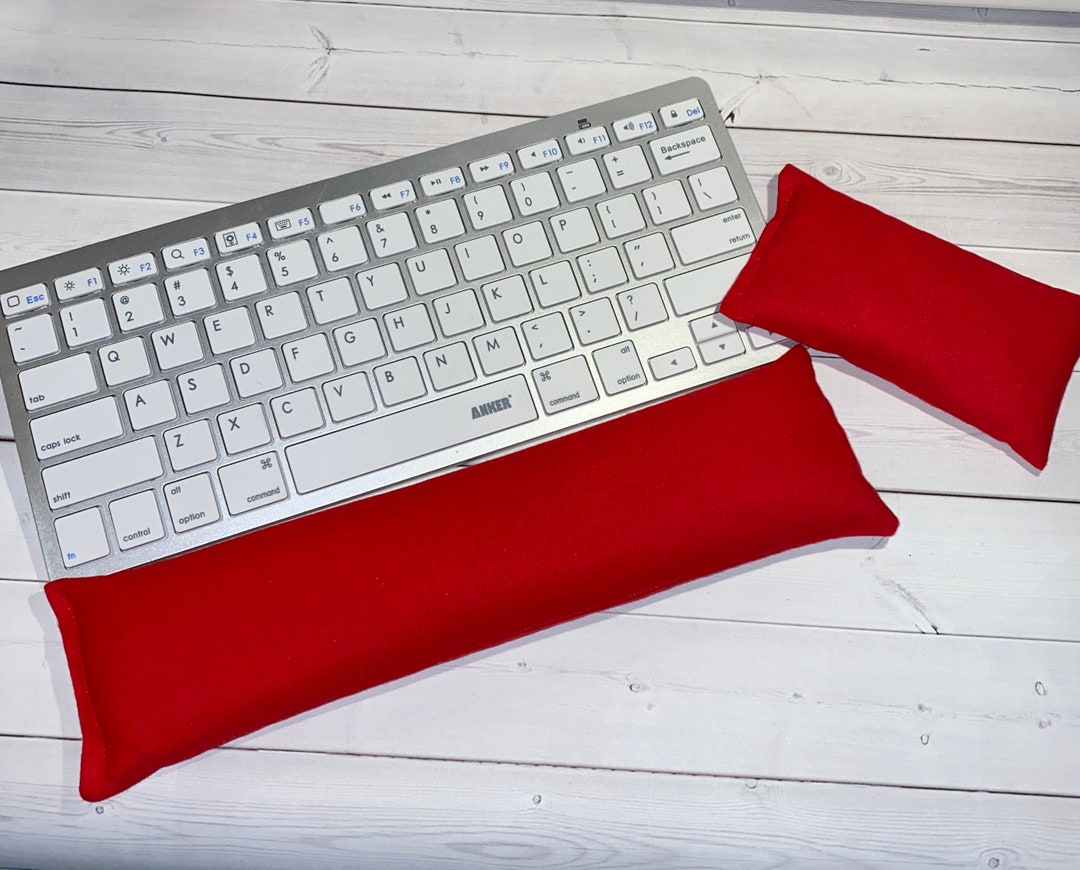 11 Inch Solid Color Keyboard Rest and or 5 Inch WRIST REST Set Mustard ...