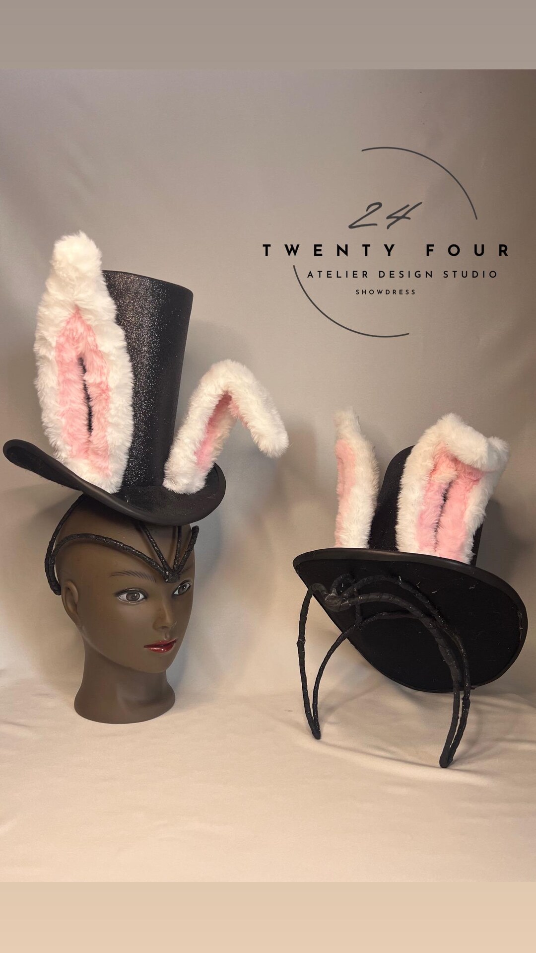 Rabbit Top Hat , Top Hat , Rabbit Hat - Etsy