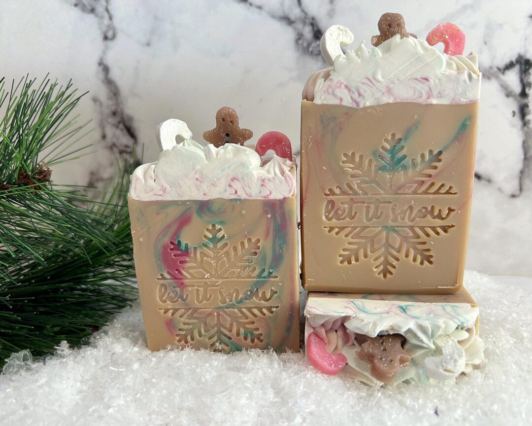 Peppermint Twist Festive Handmade Soap Soap Gift Christmas Stocking ...