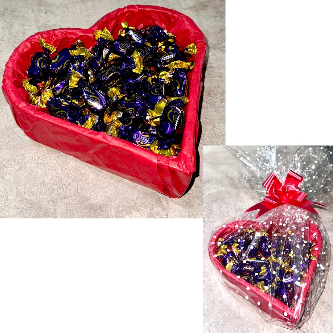 Chocolate Tray Fillable Cadburys Eclairs Sweets Bouquet Gift Valentines ...