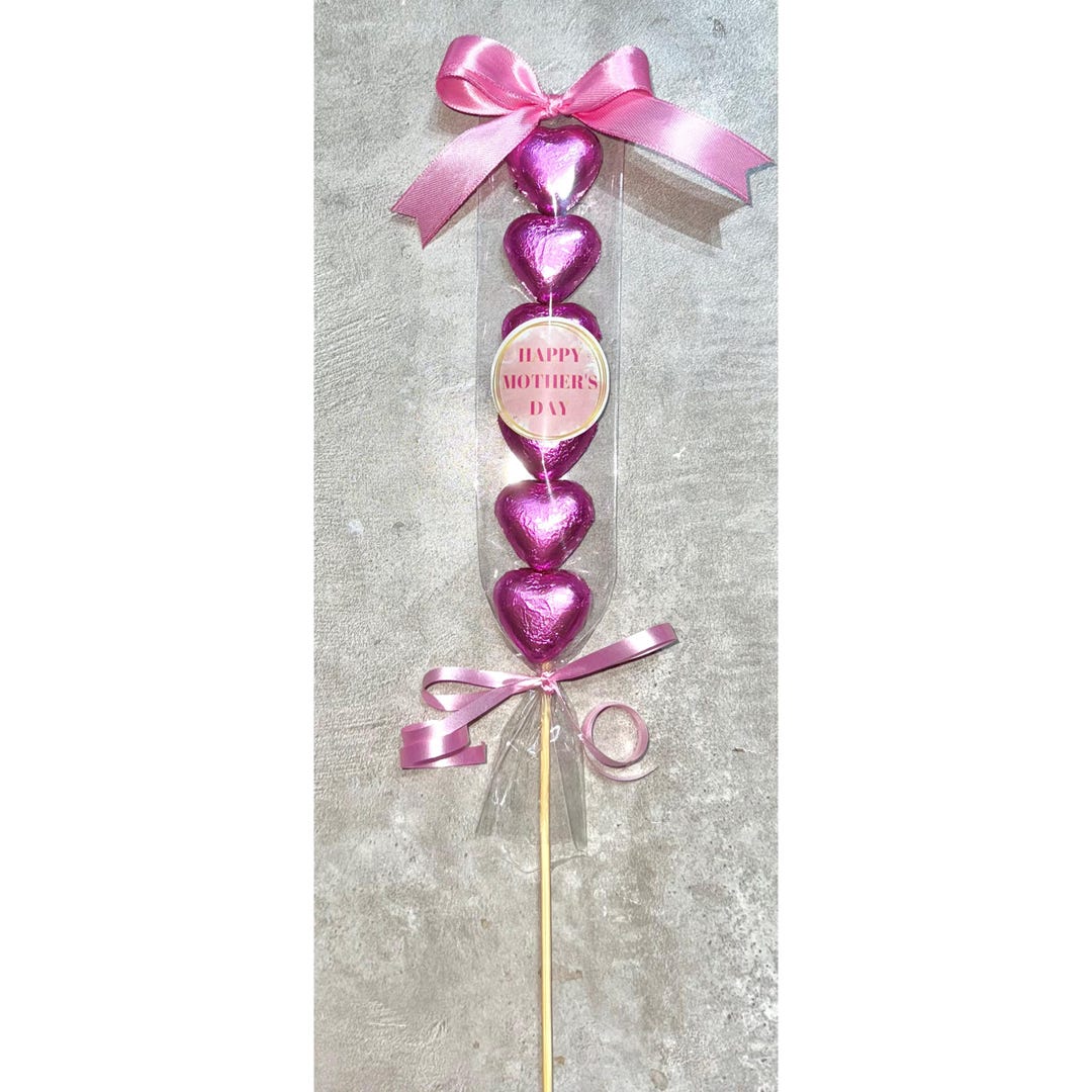 Personalised Mothers Day Heart Pink Mum Nanna Grandma Nan Sweet ...