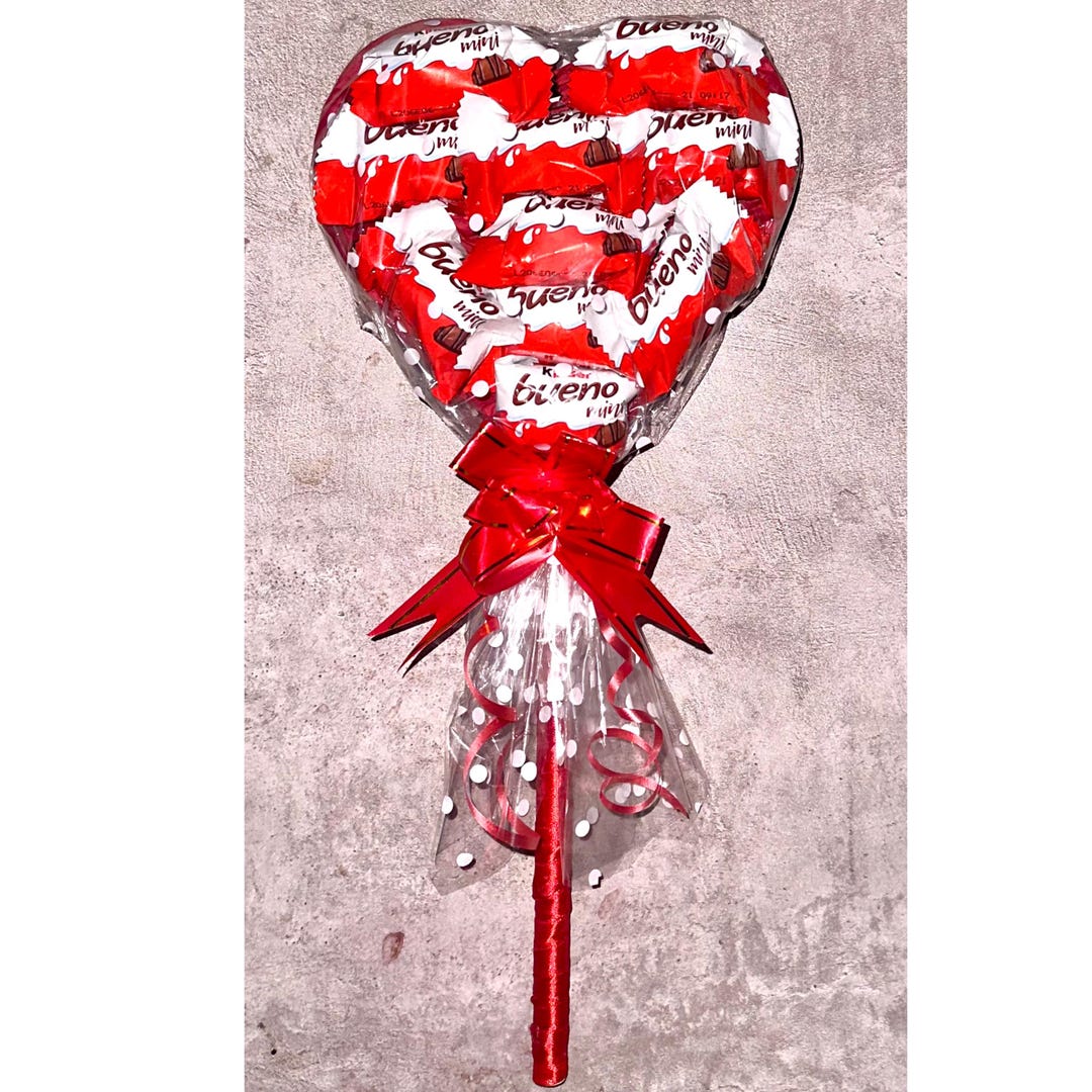 Lollipop Lolly Lolli Bueno Heart Chocolate Hamper Bouquet Gift ...