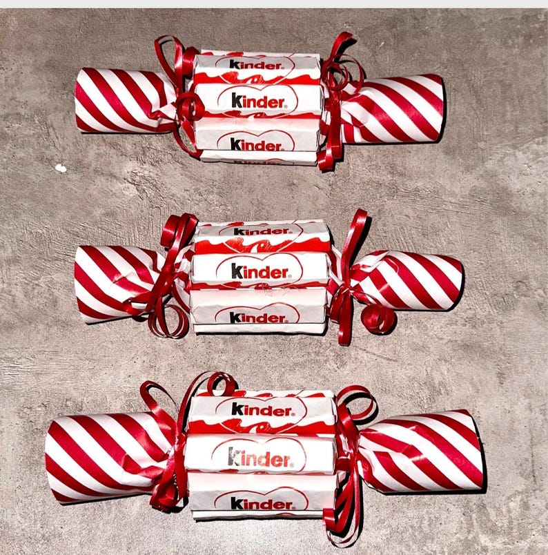 Kinder Cracker Bons Buenos Chocolate Bar Kinder Bouquet Christmas Gift ...