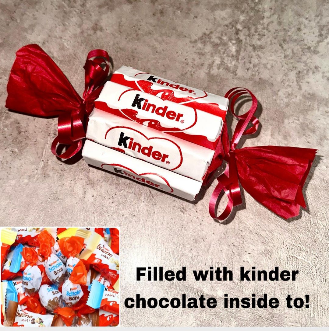 Kinder Cracker Bons Buenos Chocolate Bar Kinder Bouquet Christmas Gift ...