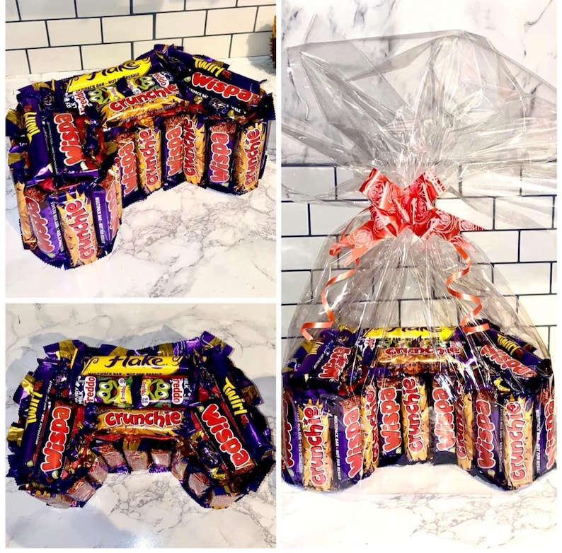 Wispa Crunchie Cadburys Chocolate - Gaming Controller Shape Gamer ...