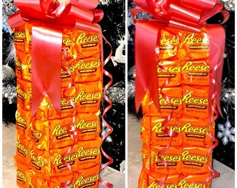 1FT Chocolate Bar Tower Kinder Bueno Bouquet Gift Valentines Birthday ...