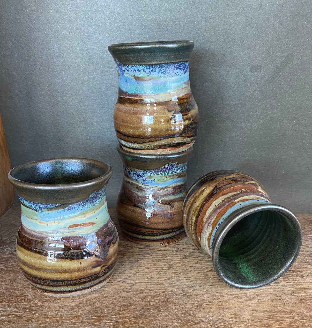 Wine Cups Set of 4 New Lava Design - Etsy