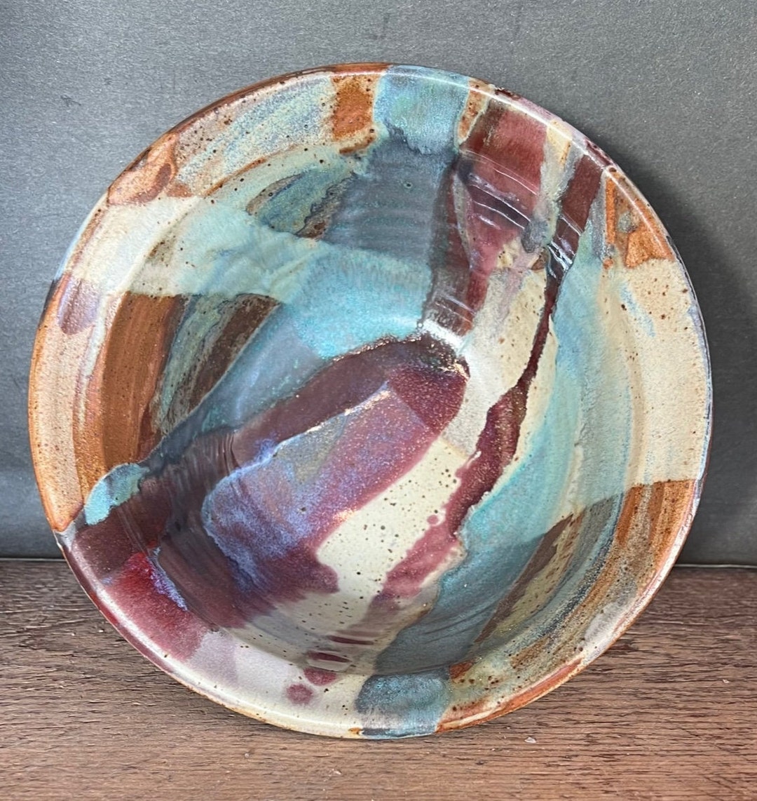 Handmade Pottery Md Flared Serving Bowl Klickitat Design - Etsy