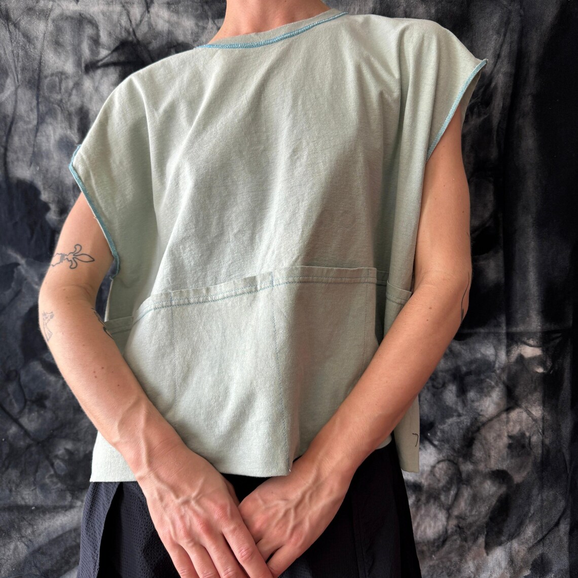 FOLDED POCKET Muscle Tanks - Etsy
