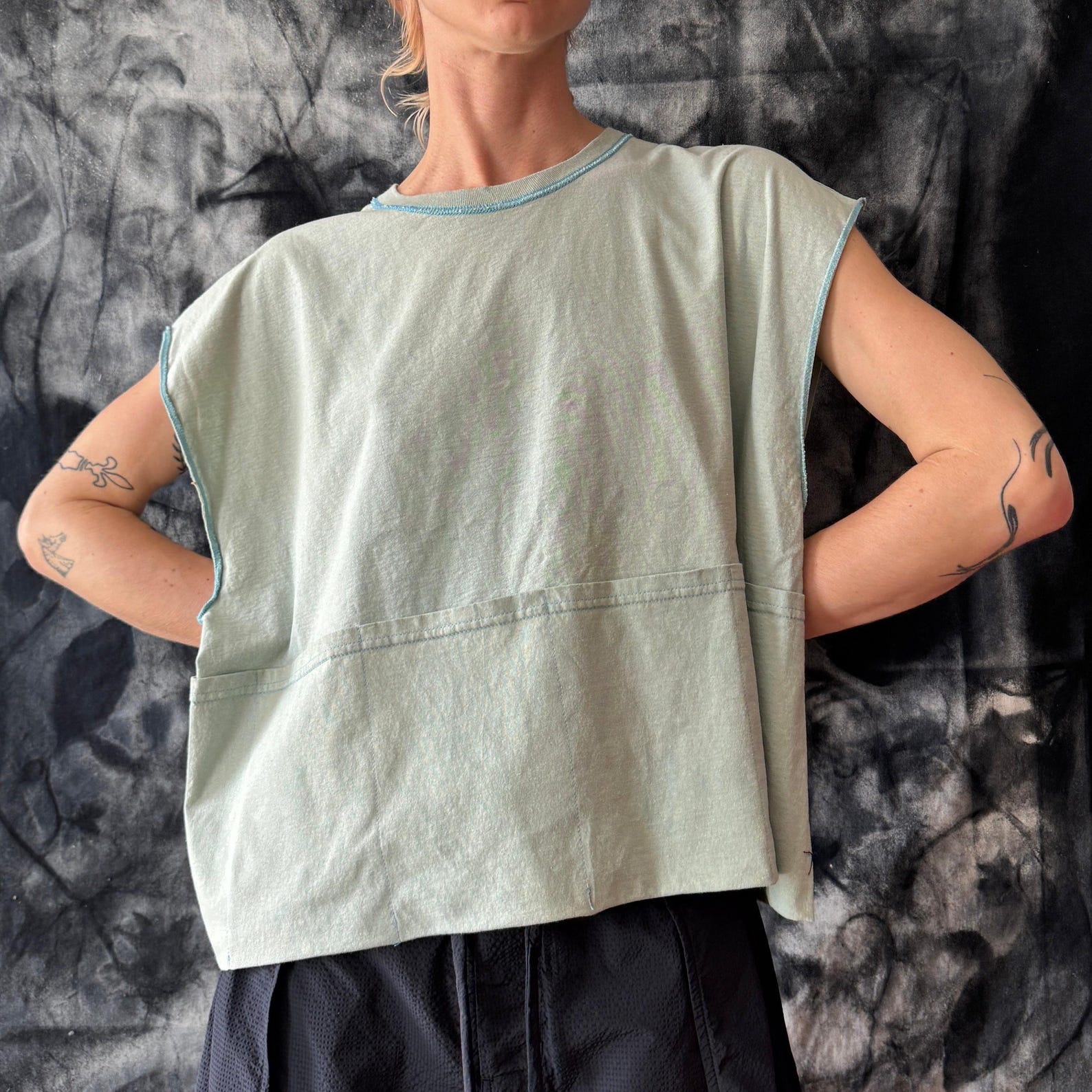 FOLDED POCKET Muscle Tanks - Etsy