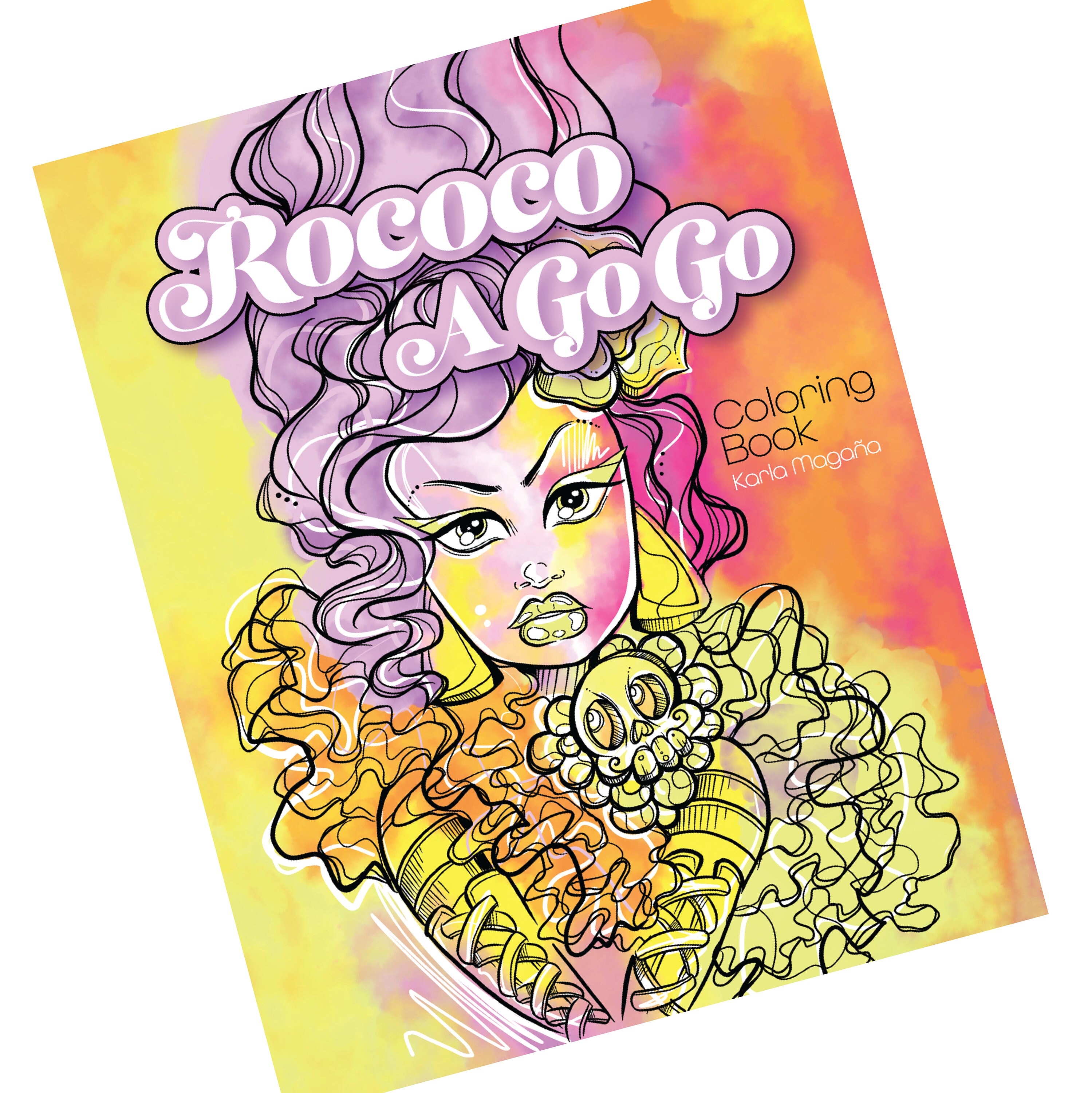 Rococo Agogo PDF Downloadable Coloring Book - Etsy
