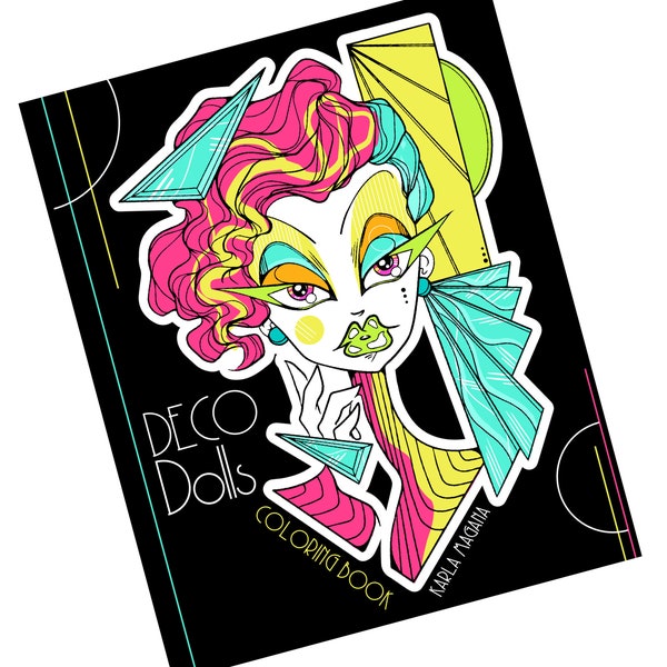 Art Deco Coloring - Etsy