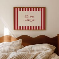 Mucho Amor Poster • Retro Cute Valentine Decor • Love Quote Art Heart • Spanish Art Poster ...