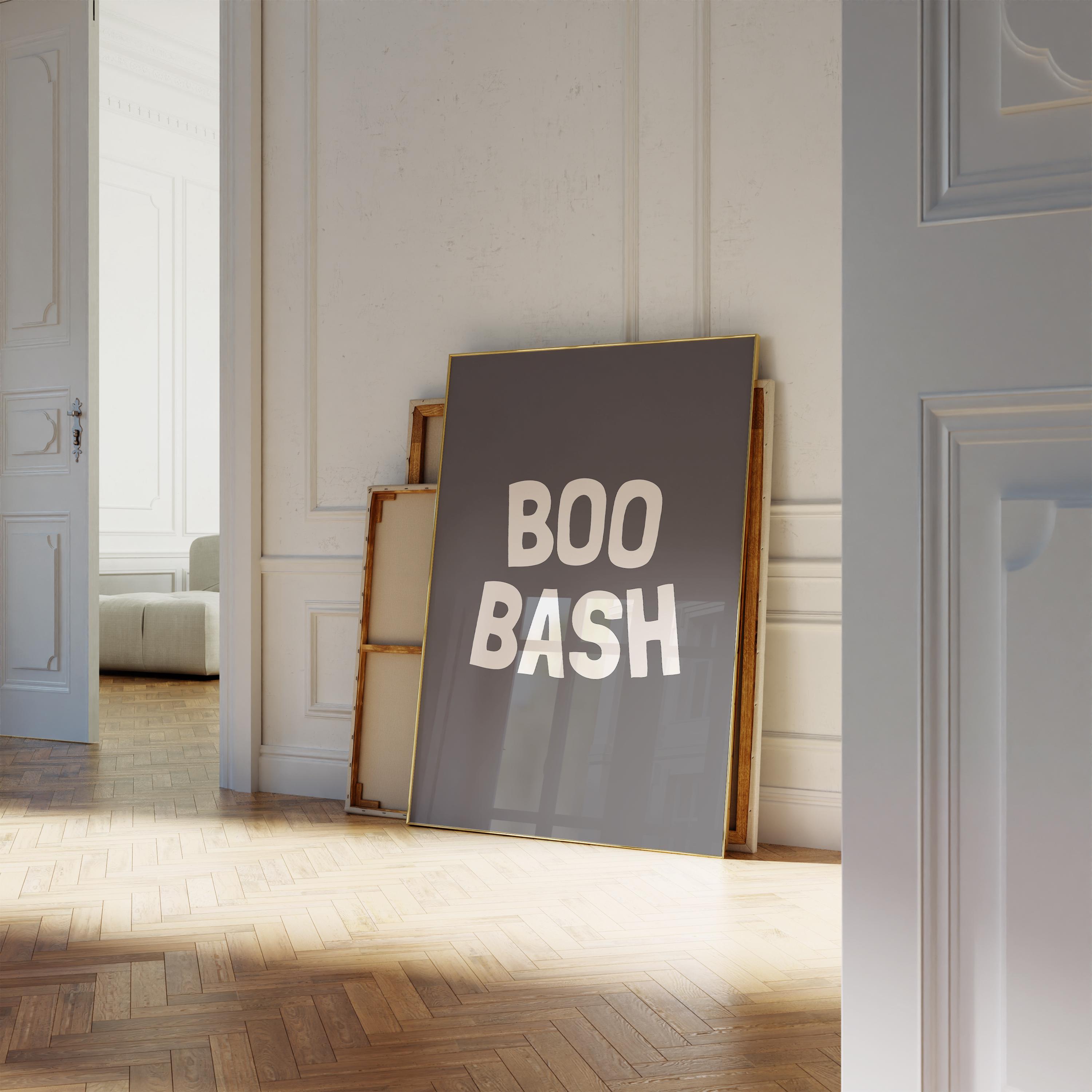 Boo Bash Halloween Wall Art Print, Boo Basket Gift, Halloween Party ...