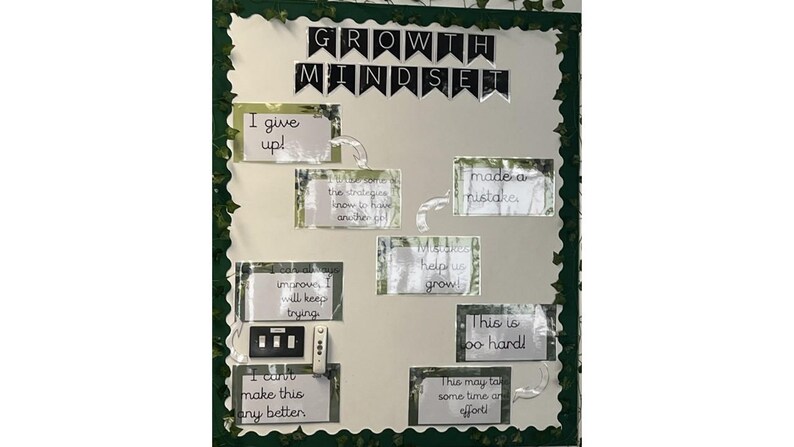 Classroom Growth Mindset Display - Etsy