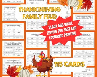 Thanksgiving Family Feud | Thanksgiving Games | Family Friendly Quiz ...