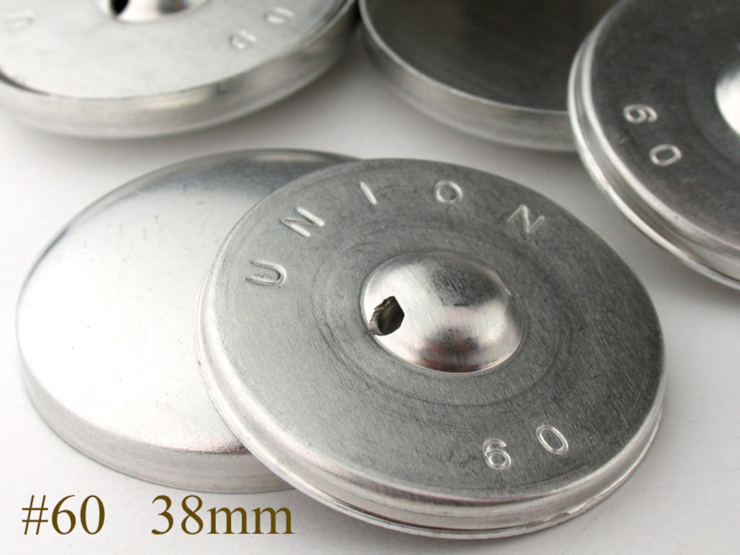 38mm Covered Button Size 60 Aluminum Back Fabric Cover Button to Cover ...