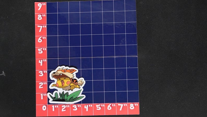 Pikachu in Arcanine Costume Vinyl Pokemon Sticker Standard, or Jumbo ...