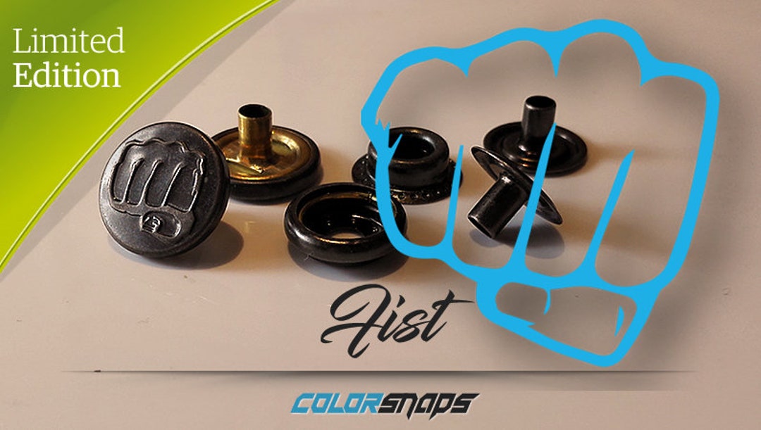 Leather Snaps • Metal Brass Snap • Black Gunmetal Snaps • Snap Fastener ...