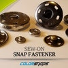 24 COLORS Pearl Snap Button Size 16 Size 18 7/16 Western Fastener Snaps ...