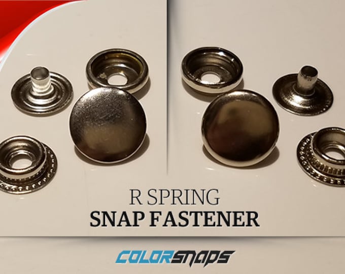 50 Sets Brass Material Open Ring Metal Snaps-eco-friendly Brass Press ...