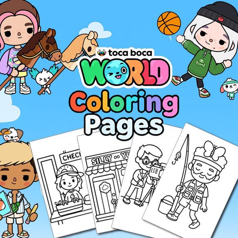 Toca Boca Book - Etsy