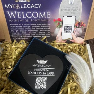 QR Code Memorial Digital Profile for Your Loved One My QR Legacy QR ...