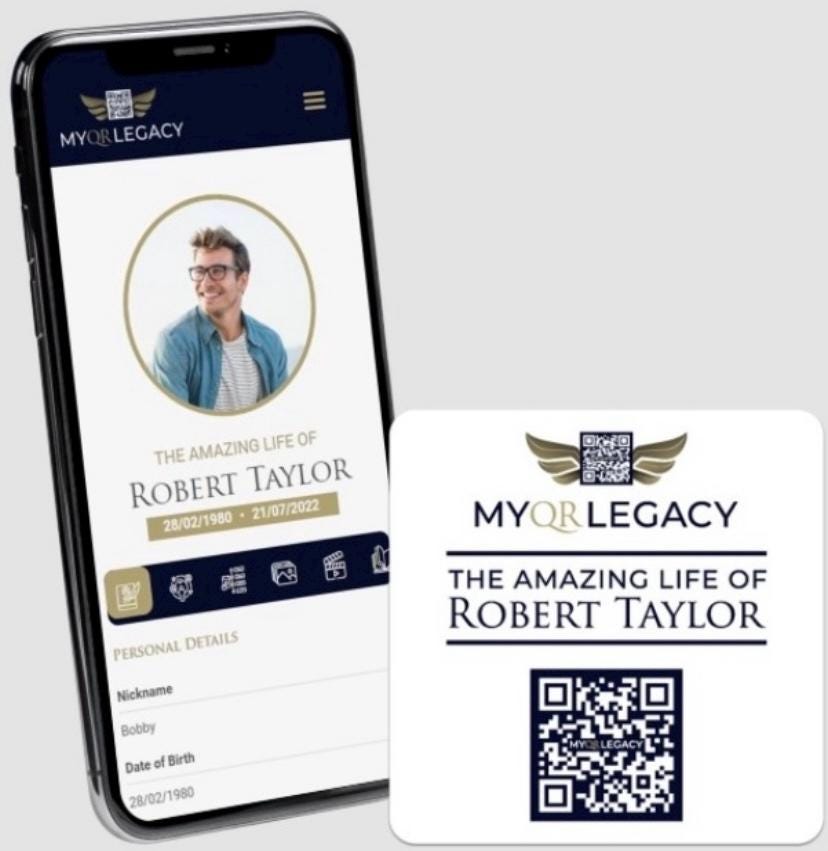 QR Code Memorial | Digital Profile for Your Loved One | My QR Legacy ...