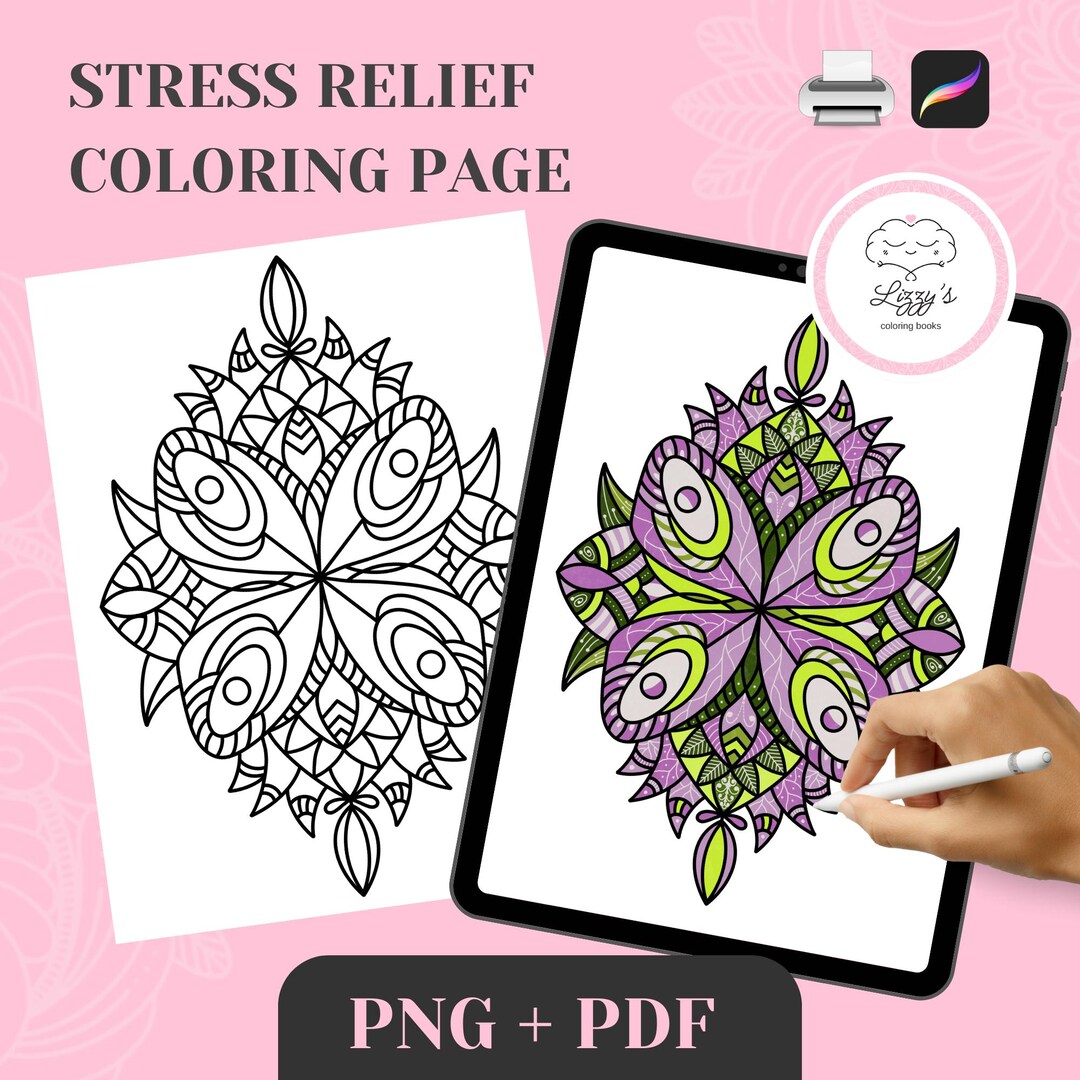 Abstract Butterfly Coloring Page | Procreate Coloring | Butterfly Art ...