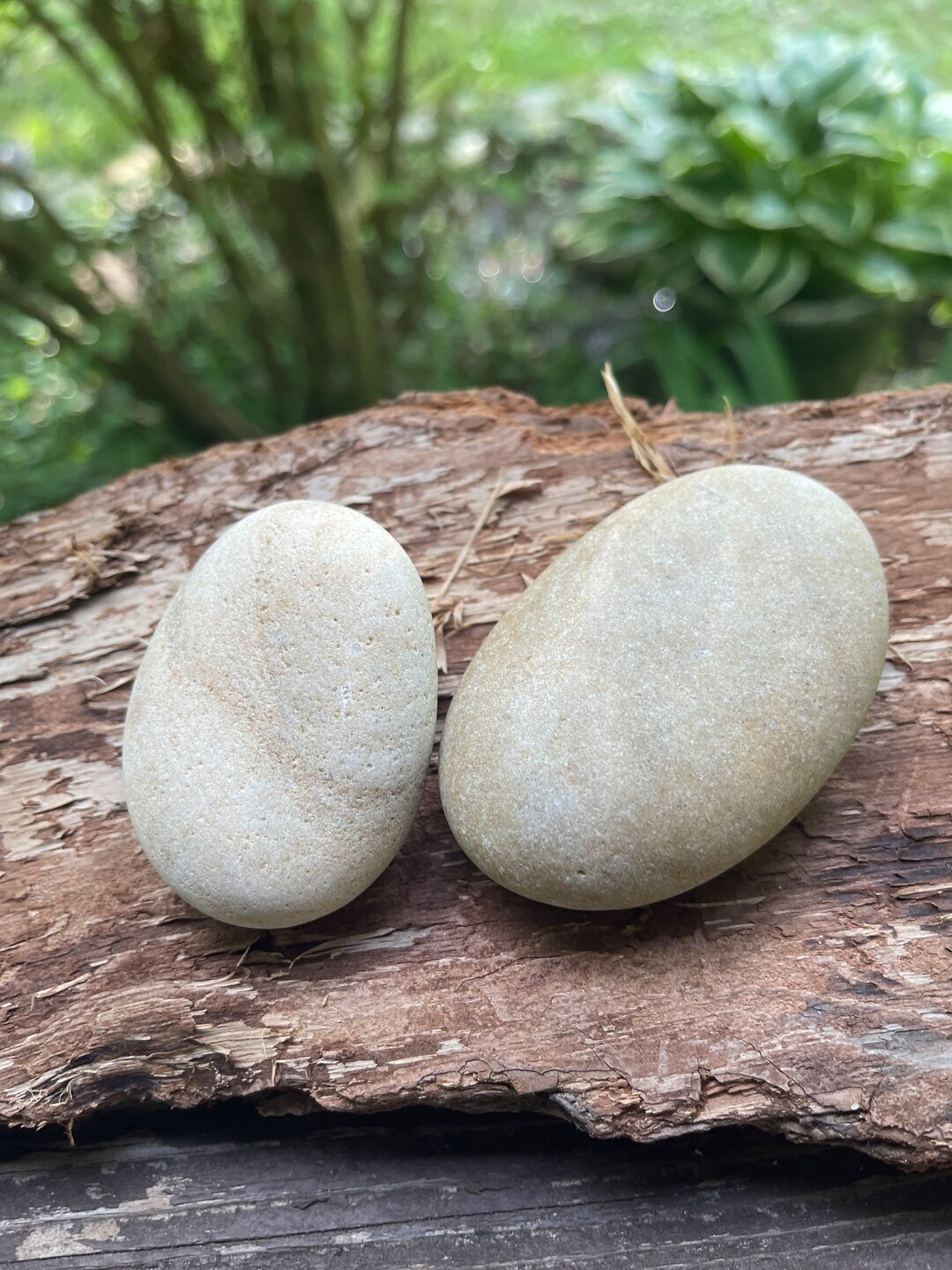 Smooth Zen Stone Set , Worry Stones , Stress Reducing, Natural Lake ...