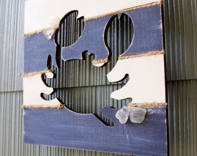 Crab Wall Hanging Beach Decor Nautical Nursery Art - Etsy