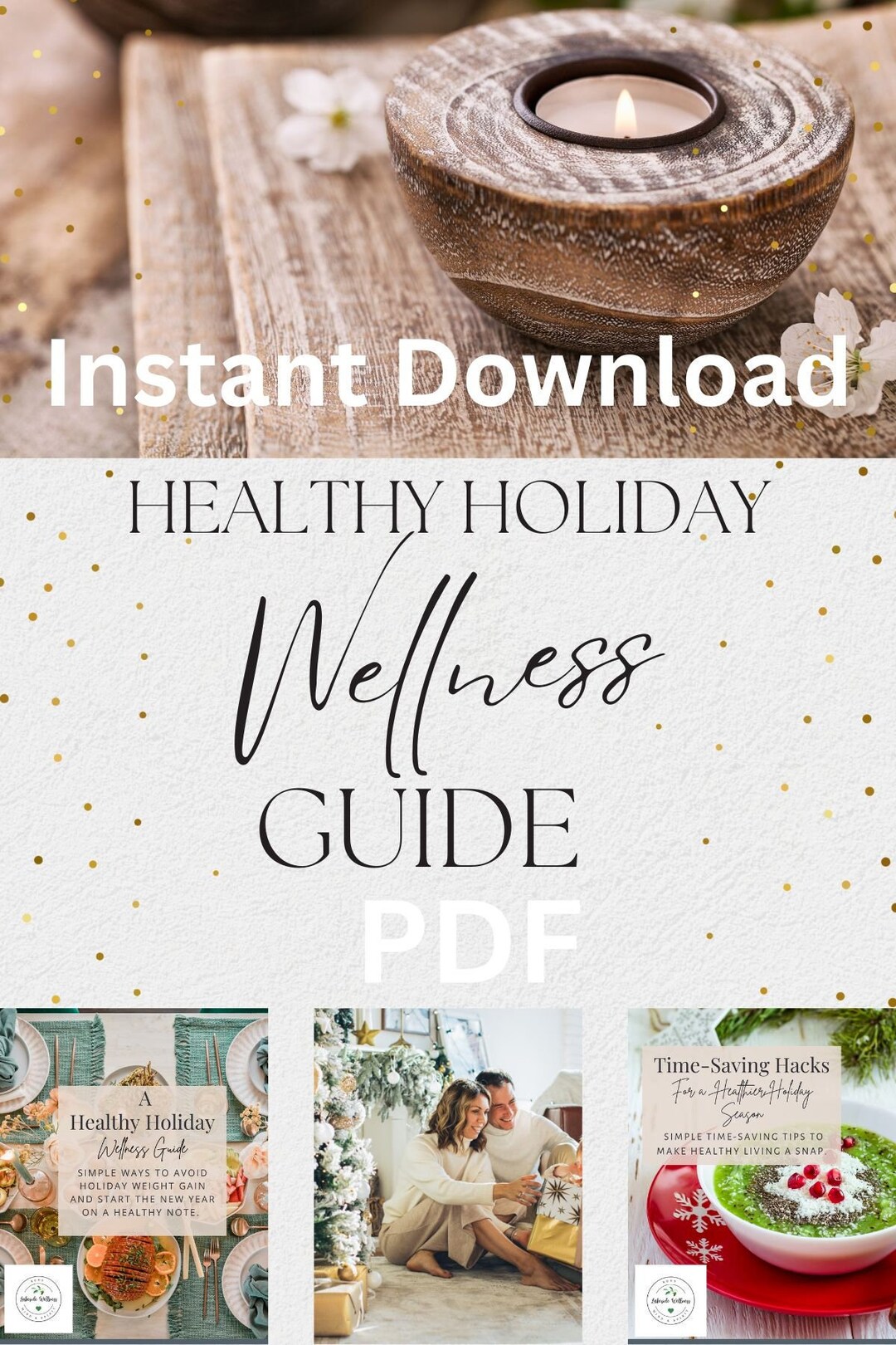 A Healthy Holiday Wellness Guide Printed With Self Care - Etsy