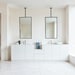 Ceiling Mounted Rectangular Mirror: Hanging Vanity Mirror, Suspended ...