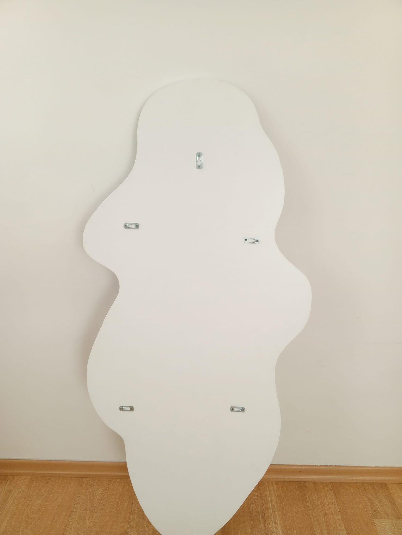 Organic Shaped Wall Mirror, Wavy Full Length Mirror, Asymmetrical ...