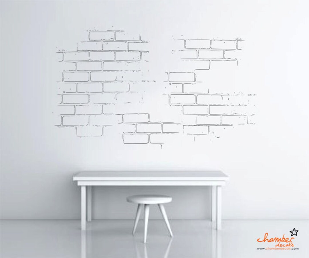 Bricks Wall Decal - Etsy