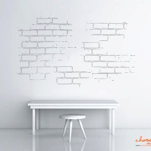 Bricks Wall Decal - Etsy