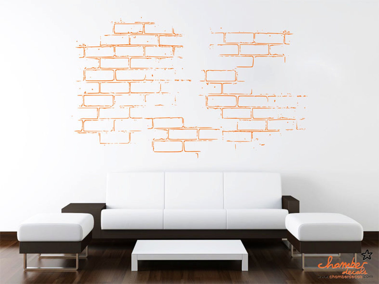 Bricks Wall Decal - Etsy