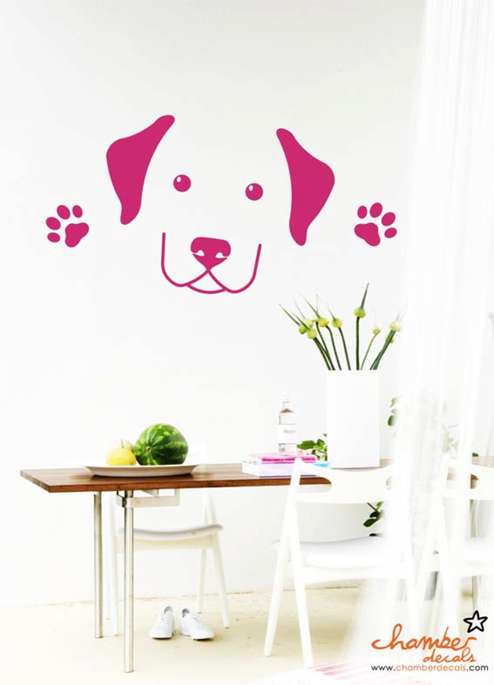 Cute Labrador Wall Decal - Etsy