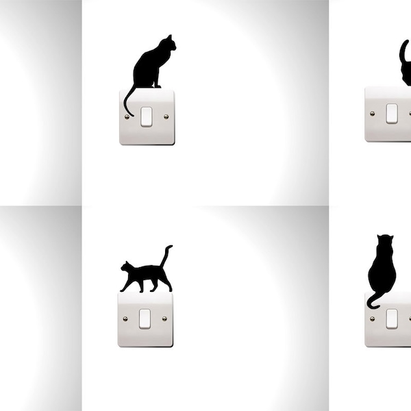 Light Switch Cat Decal - Etsy