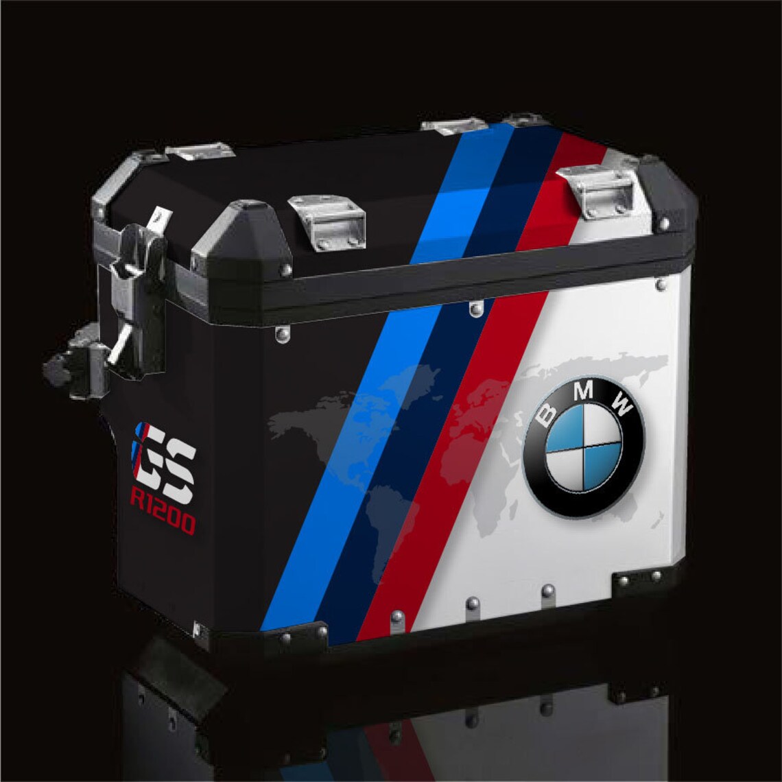 BMW R1200GSA LC 2014 Panniers / Box Full Wrap Design 2 - Etsy