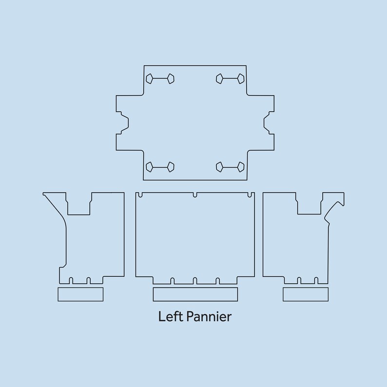 BMW R1200GSA LC (2014+) Panniers / Box Full Wrap Design 3 - Etsy