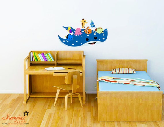 Finding Nemo Inspired Spotted Eagle Ray and Fishes | Etsy