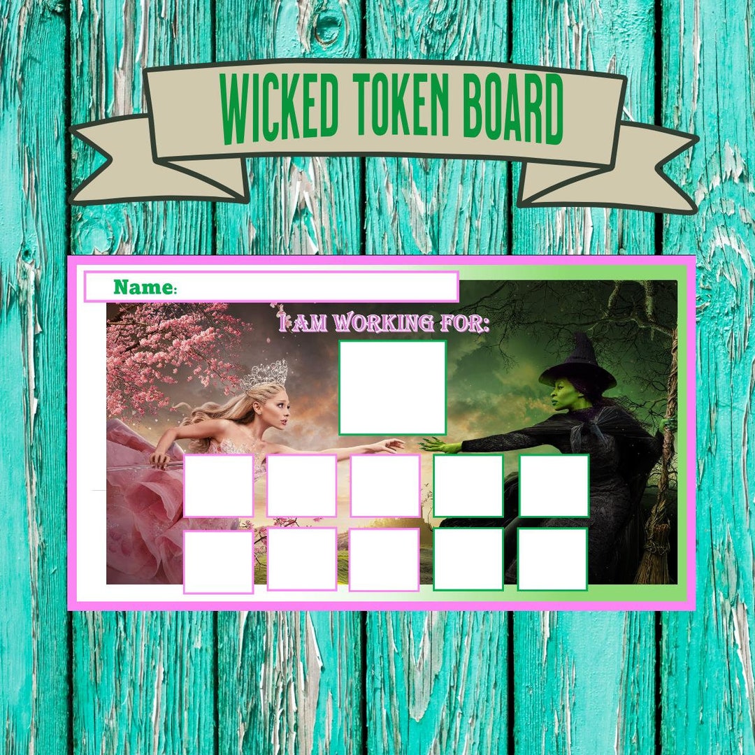 Wicked Token Board Economy With 5 & 10 Token Board Options, ABA ...