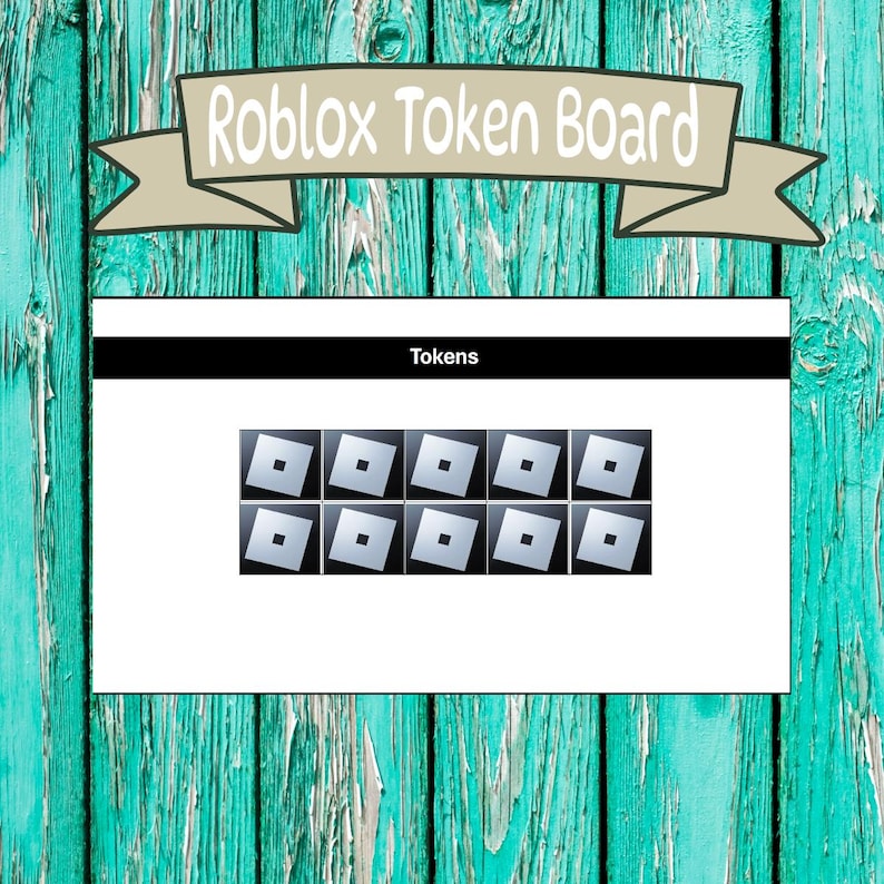 Roblox Token Board With 6 & 8 Token Board Options, ABA, Special ...