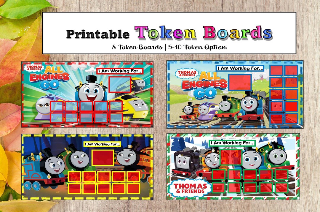 Thomas and Friends All Engines Go 5 - 10 Token Options | Super Mario ...