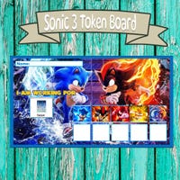Sonic Reward Chart Printable Sonic Kids Behavior Chart Instant Download ...